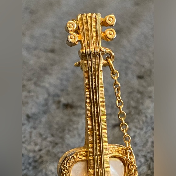 MANDLE | Jewelry | Vintage Mop Guitar Signed Mandle | Poshmark